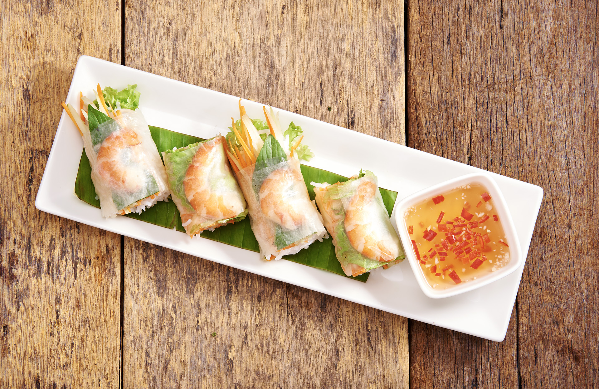 Fresh Spring Roll with Tiger Prawn | Gỏi Cuốn | An Viet